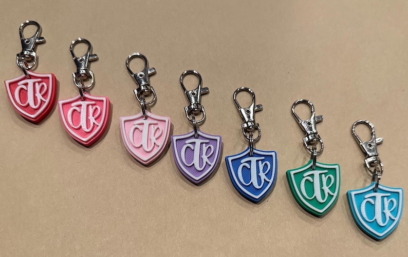 CTR Choose the Right Sets of 5, 10 and 25 CTR Keychain or Backpack Pull ...