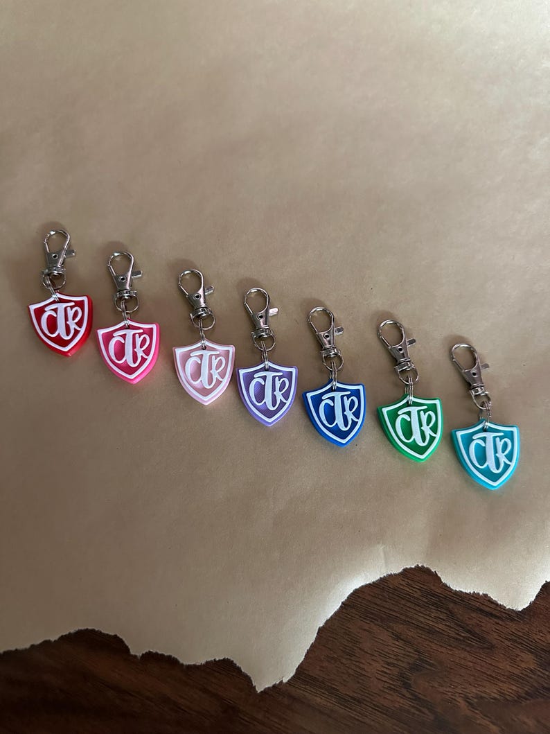 CTR Choose the Right Sets of 5, 10 and 25 CTR Keychain or Backpack Pull ...