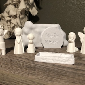Easter Resurrection Set-double Sided (3D Printed) - Etsy