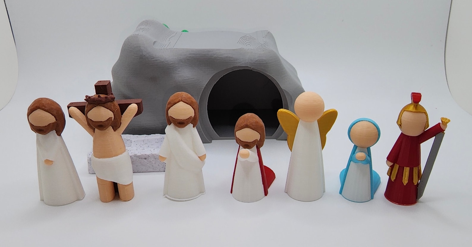 Easter Resurrection Set-double Sided 3D Printed - Etsy