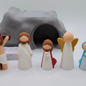 Easter Resurrection Set-double Sided (3D Printed) - Etsy