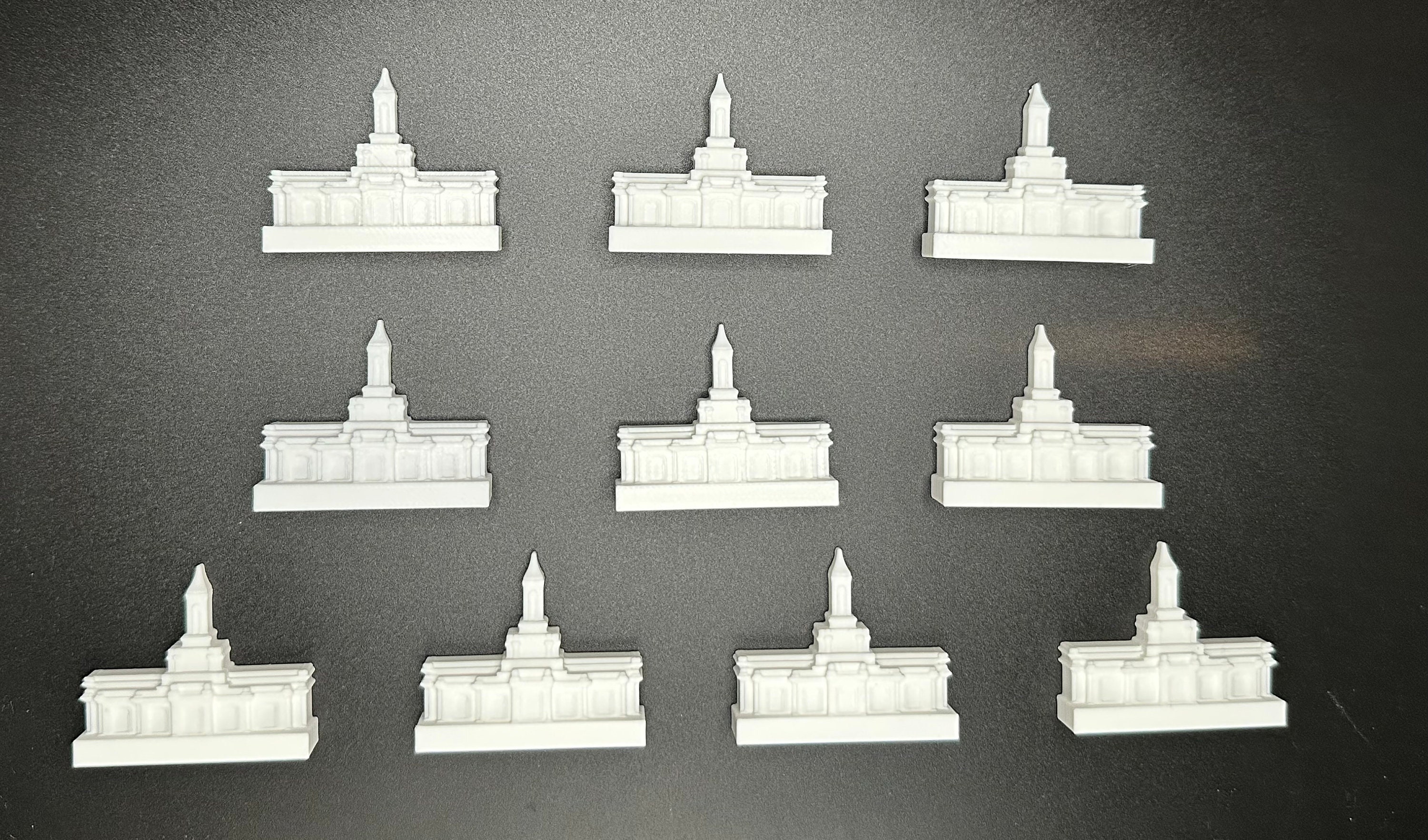Set of 10 LDS Temples 3D Printed - Etsy