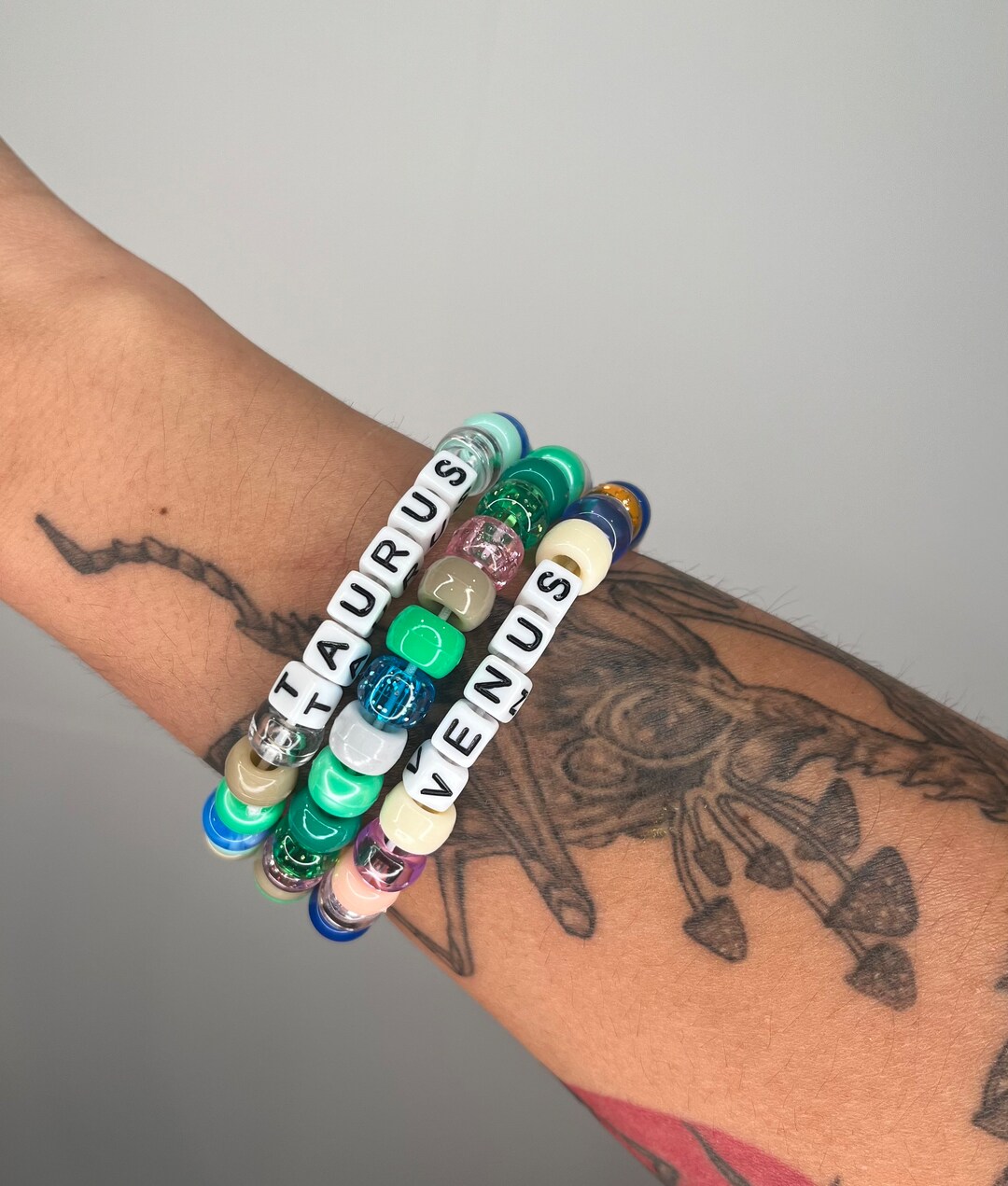 Star Signs Kandi 3 Bracelet Set: Taurus - Etsy