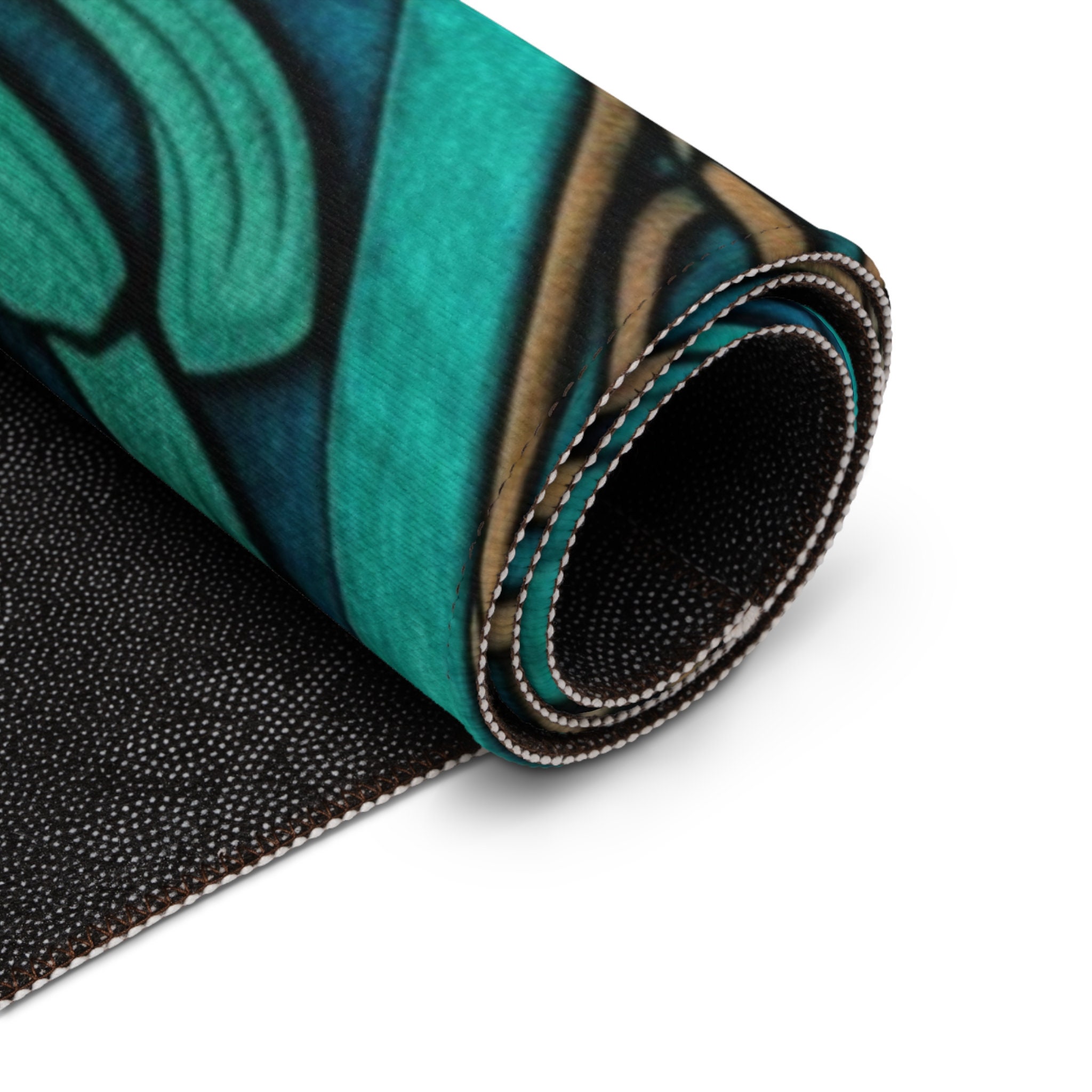 Celtic Knot Dornier Area Rug | Anti-slip Backing | Intricate Design ...