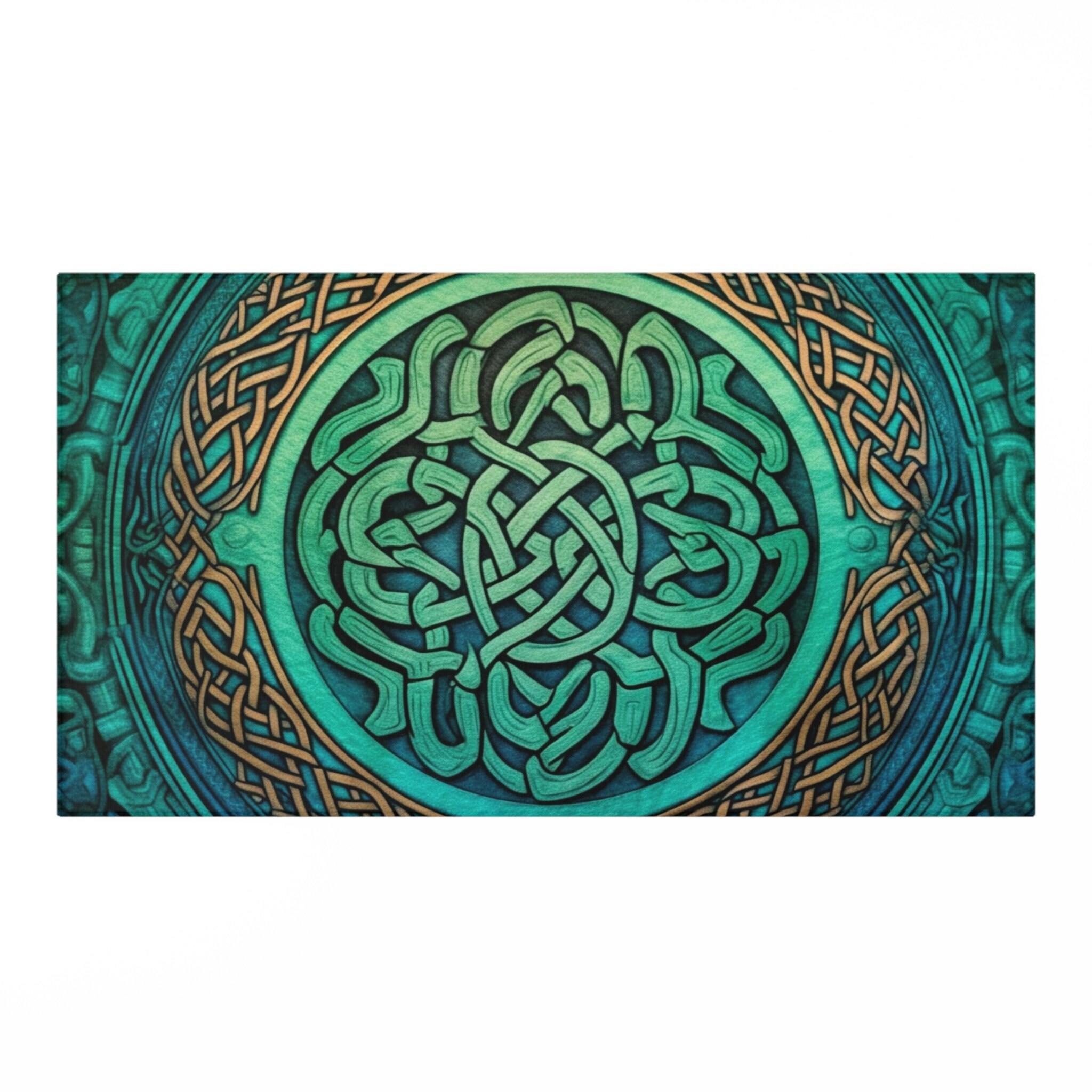 Celtic Knot Dornier Area Rug Anti-slip Backing Intricate Design Ideal ...