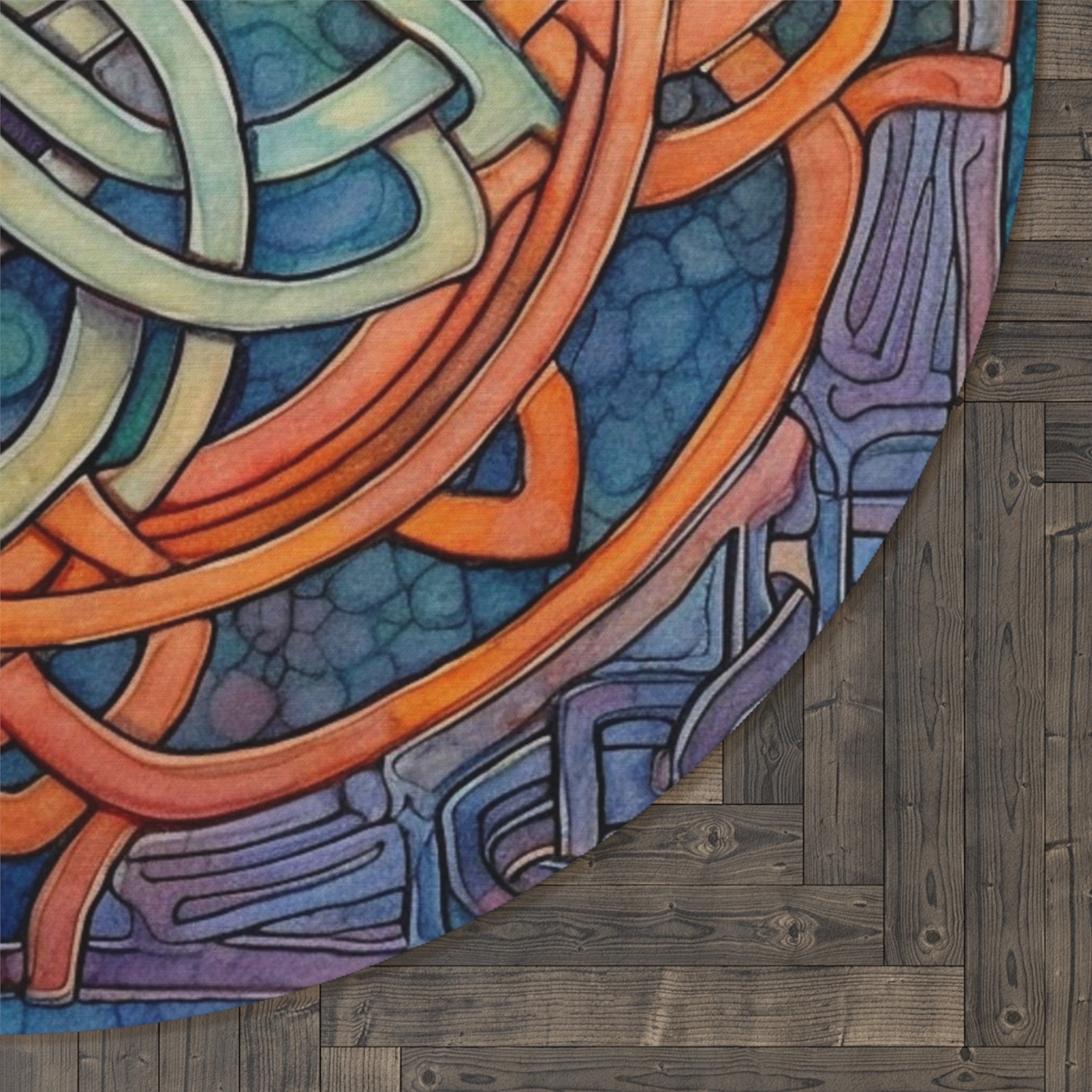 Celtic Knot Rug Intricate Design Perfect for Home Décor & Celtic Art ...