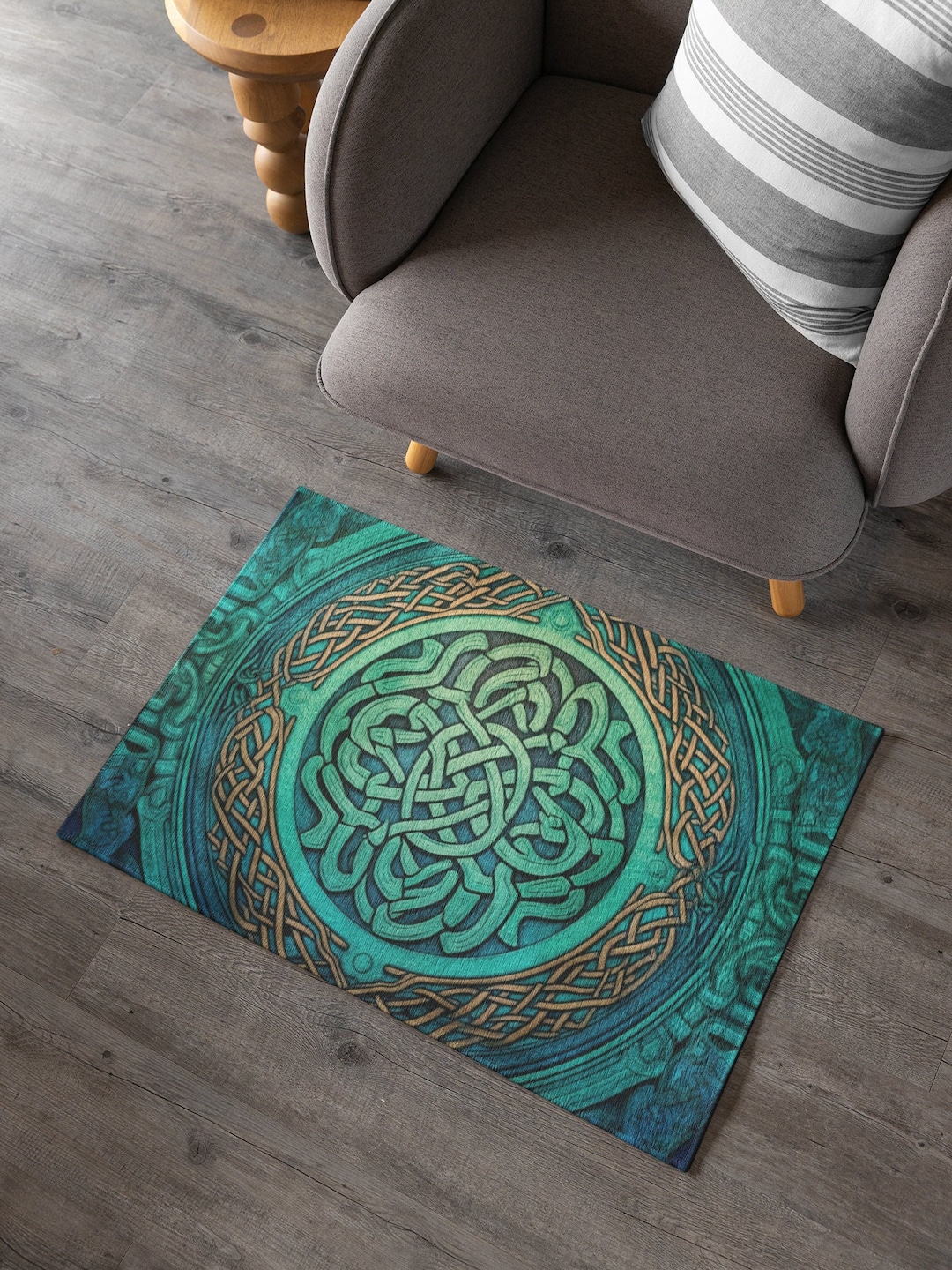 Celtic Knot Area Rug | Intricate Design | Ideal for Celtic Art ...