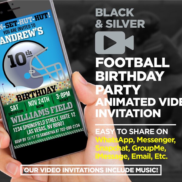 Las Vegas Raiders Birthday Invitation - Etsy