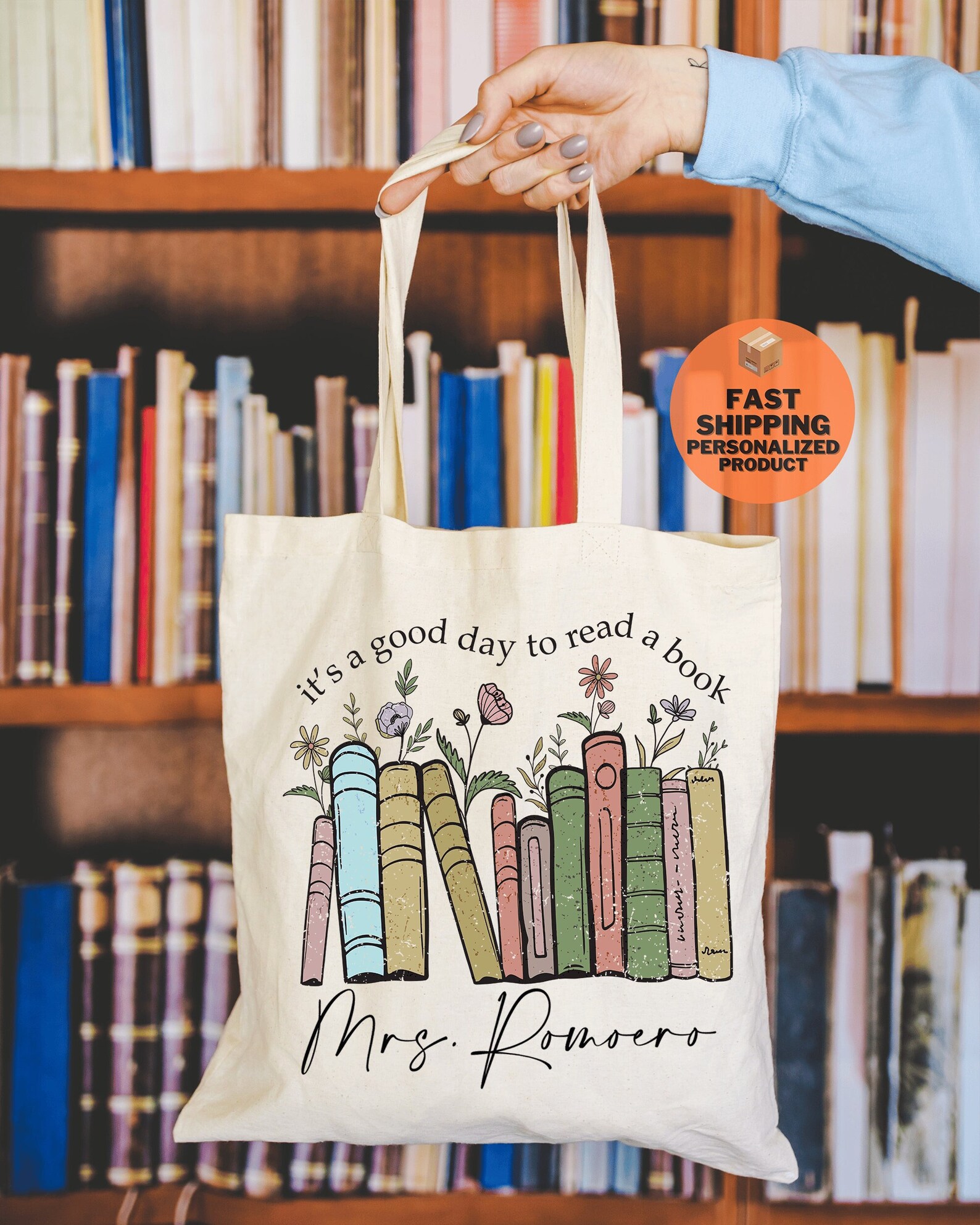 It's Good Day to Read Tote Bag, Book Lovers Tote, Gift for Book Lover ...