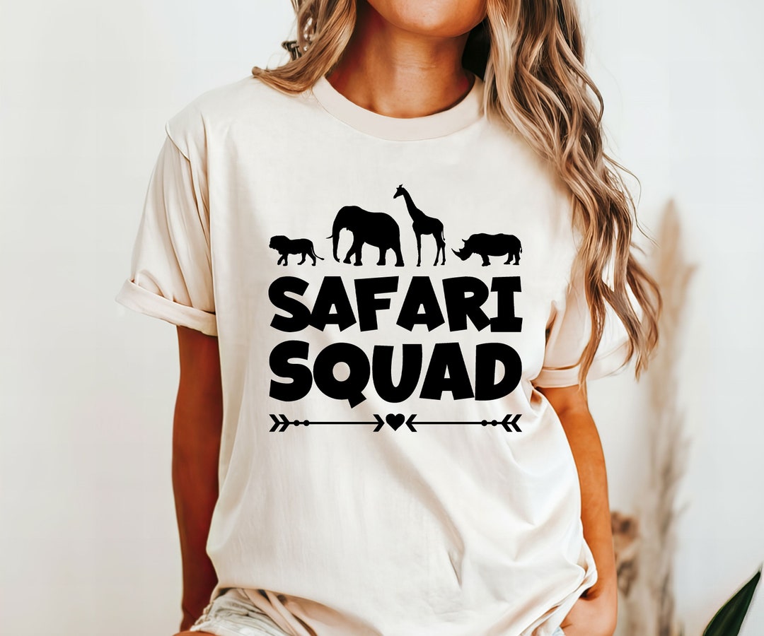 Safari Squad Shirt, Family Safari Shirt, African Savannah Tee, Safari ...