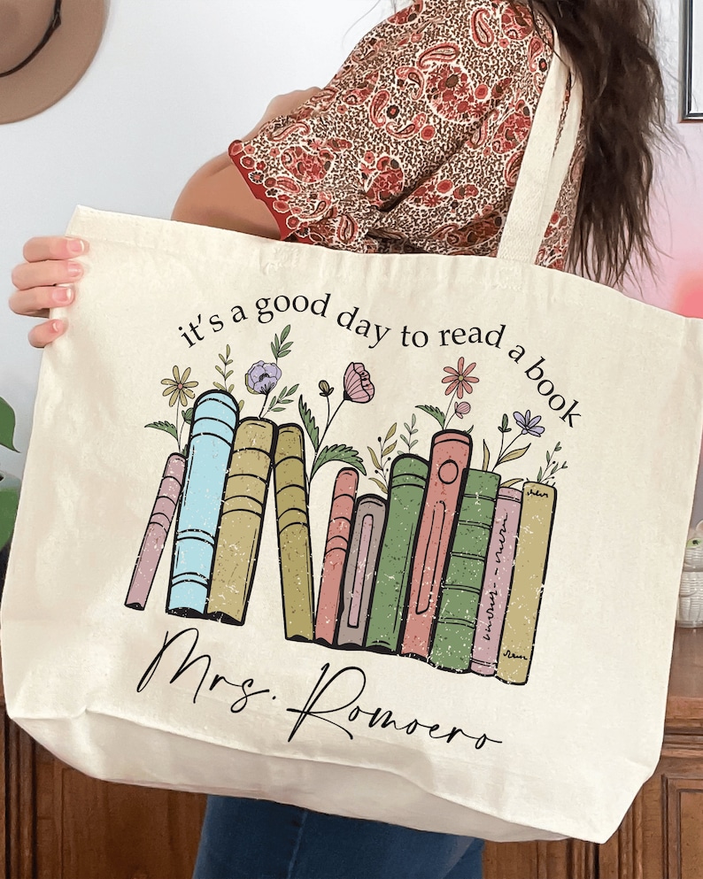 It's Good Day to Read Tote Bag, Book Lovers Tote, Gift for Book Lover ...