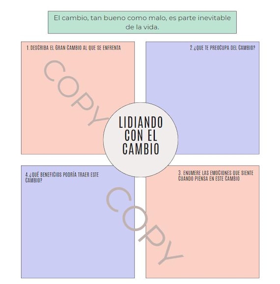 Hojas De Trabajo Que Cambian La Vida