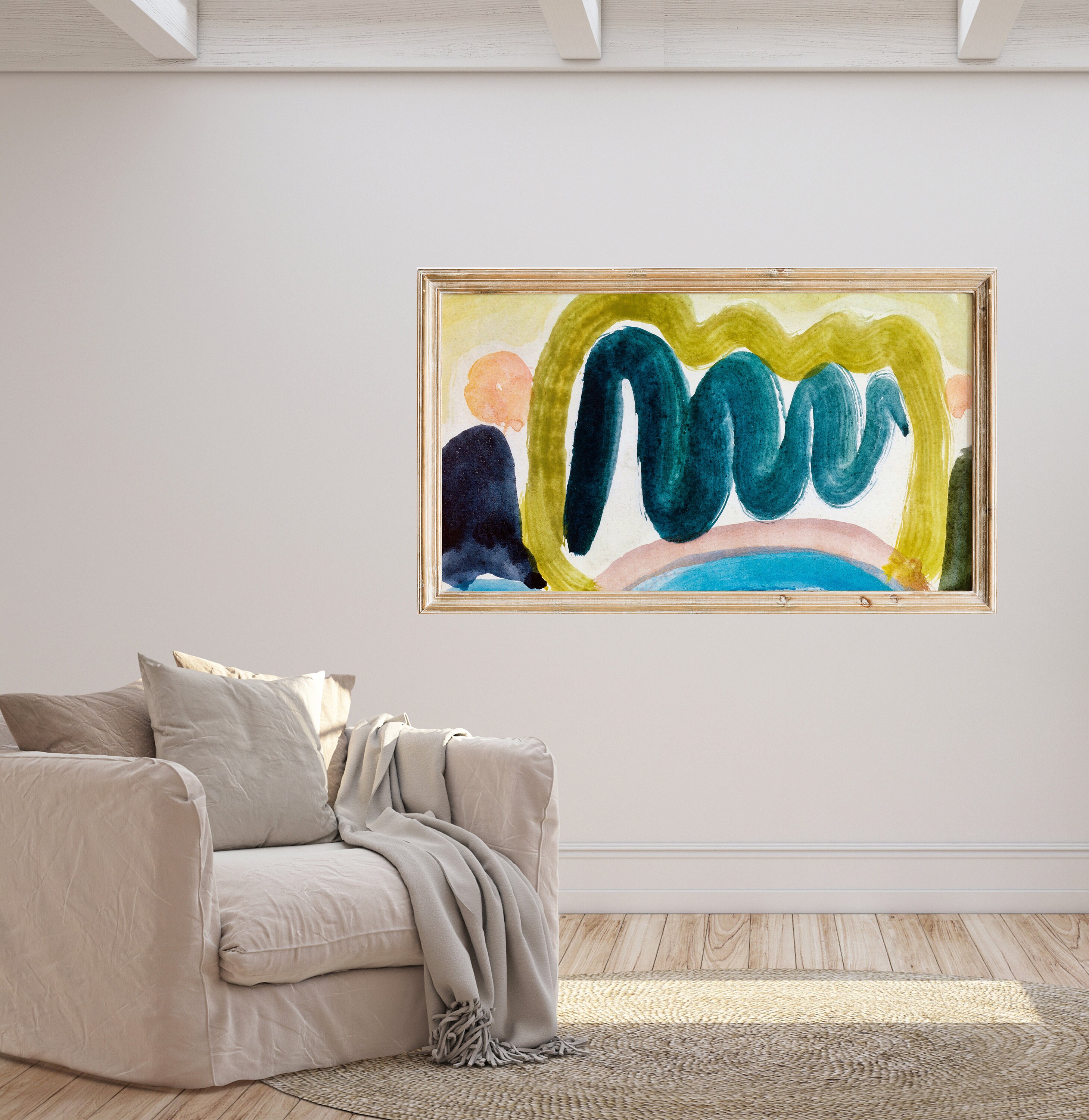 Modern Abstract Art for Frame TV | Colorful Print (digital Download) - Etsy