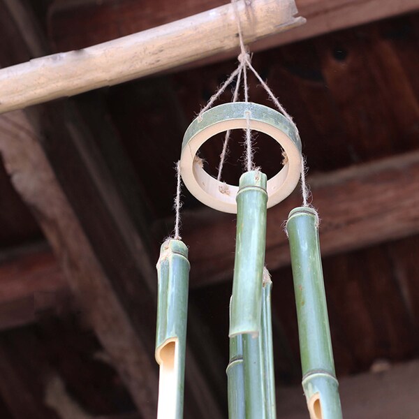 Bamboo Wind Chimes - Etsy