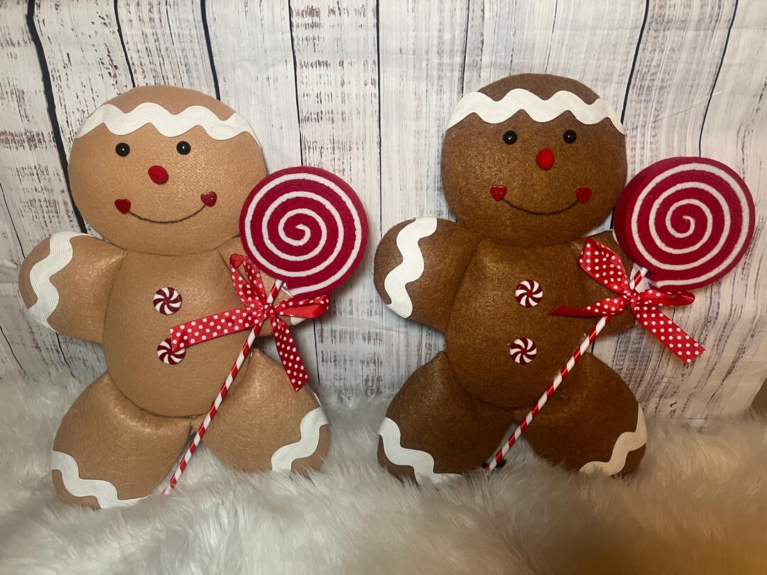 Gingerbread Wreath Attachment Christmas Wreath Attachment Gingerbread ...