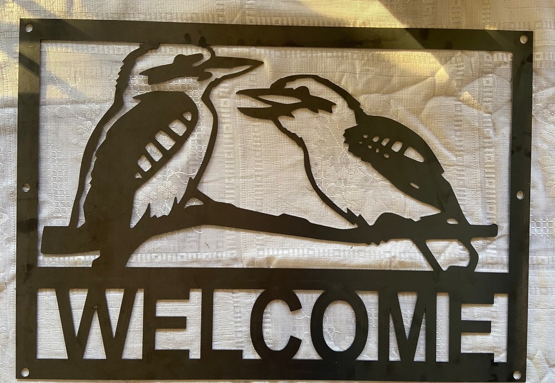 Kookaburras Welcome Sign - Etsy
