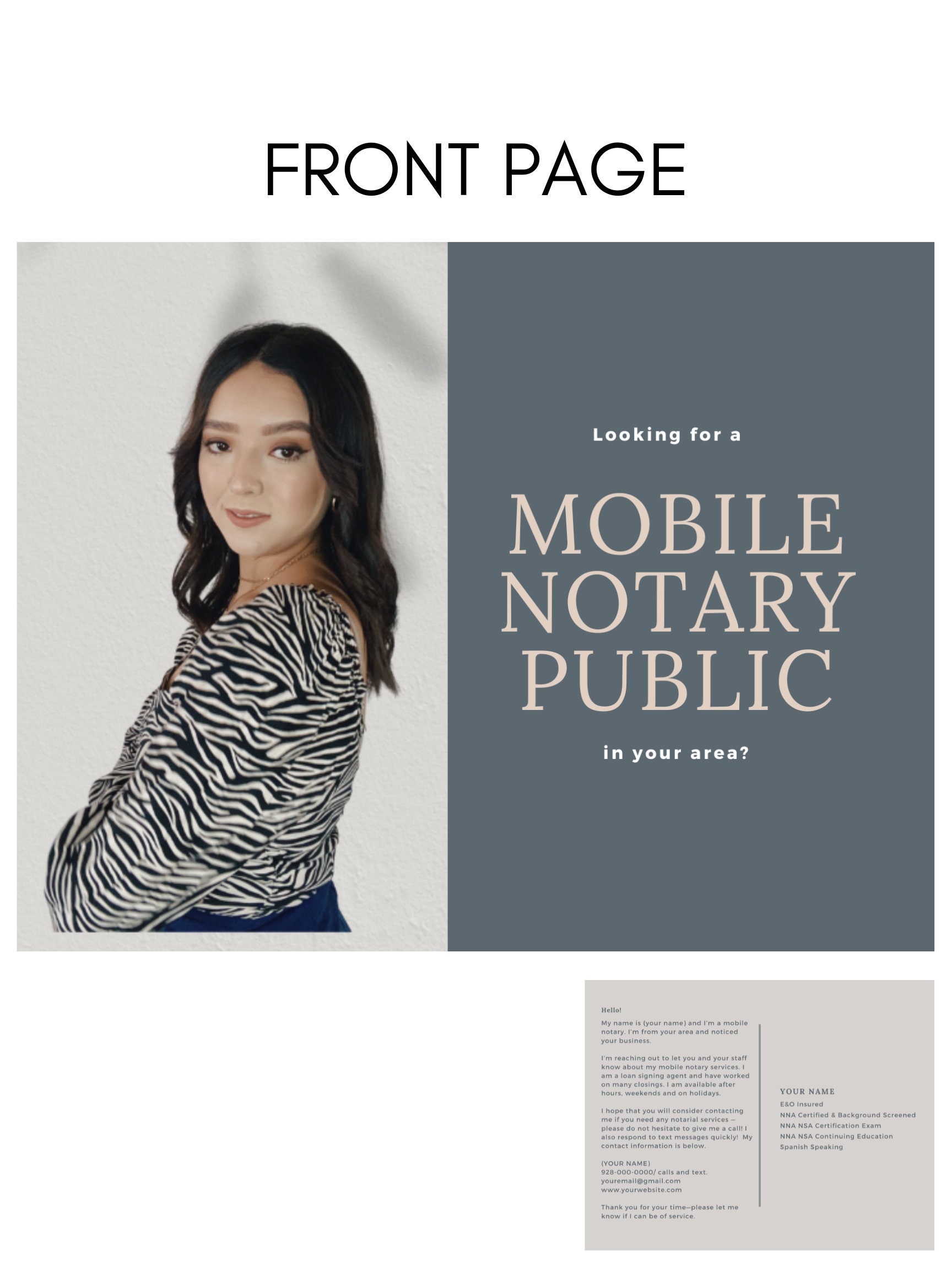 Mobile Notary Public Postcard - Etsy