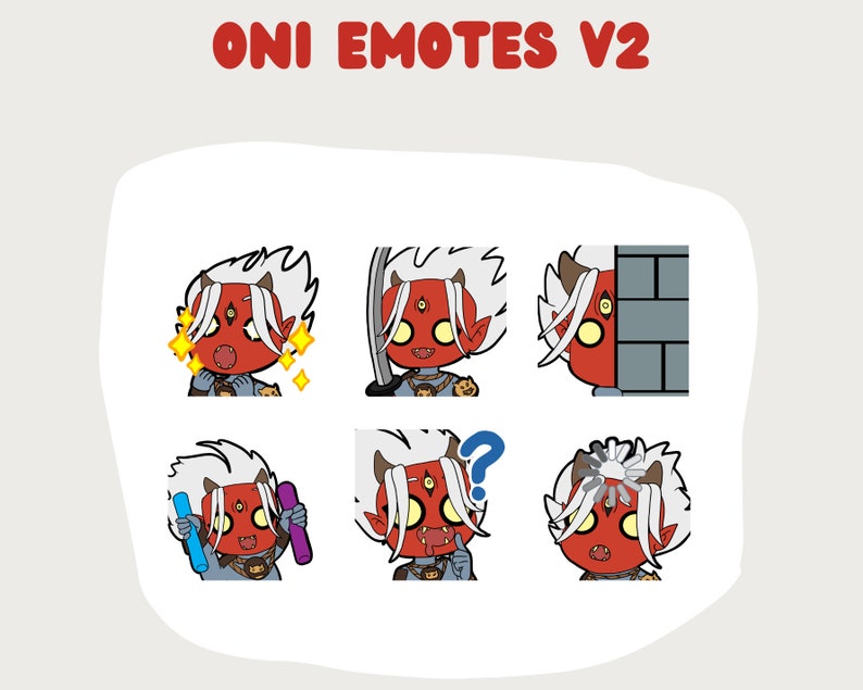 DBD Oni Emotes V.2 | Twitch Emotes Pack | Dead by Daylight | Discord ...