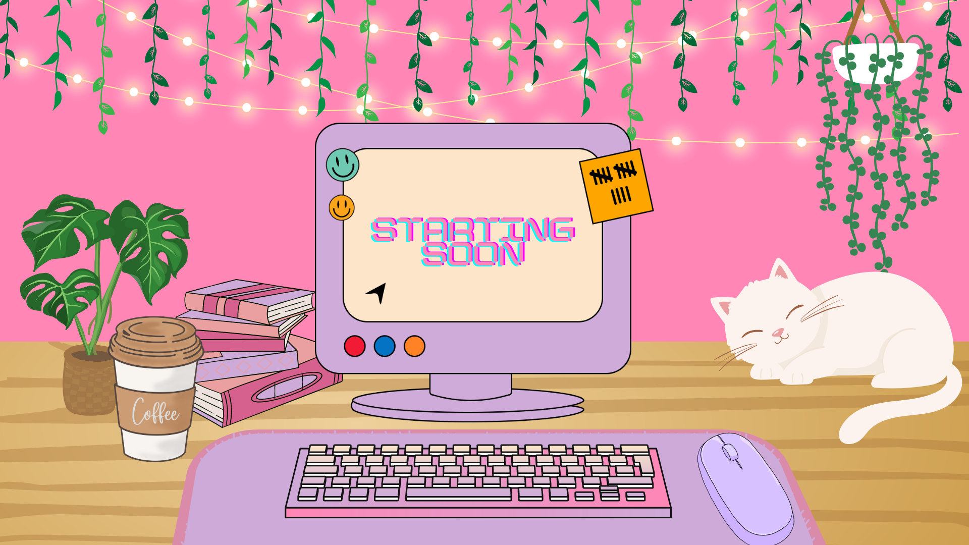 Cozy Cat Stream Package | Animated Stream Overlay | Screen | Twitch ...