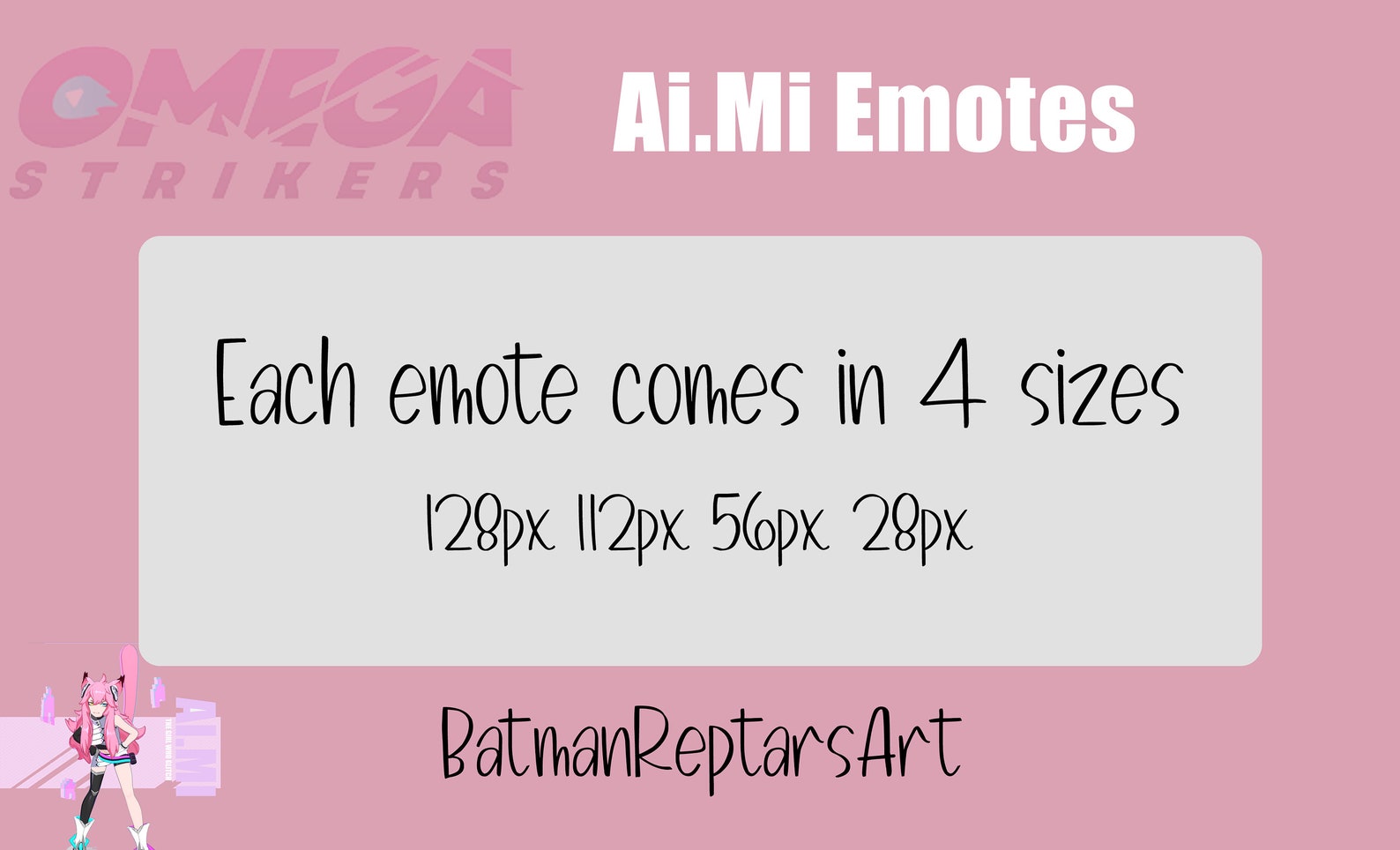 Omega Strikers Ai.mi Emotes / Twitch Emotes Pack / Omega - Etsy