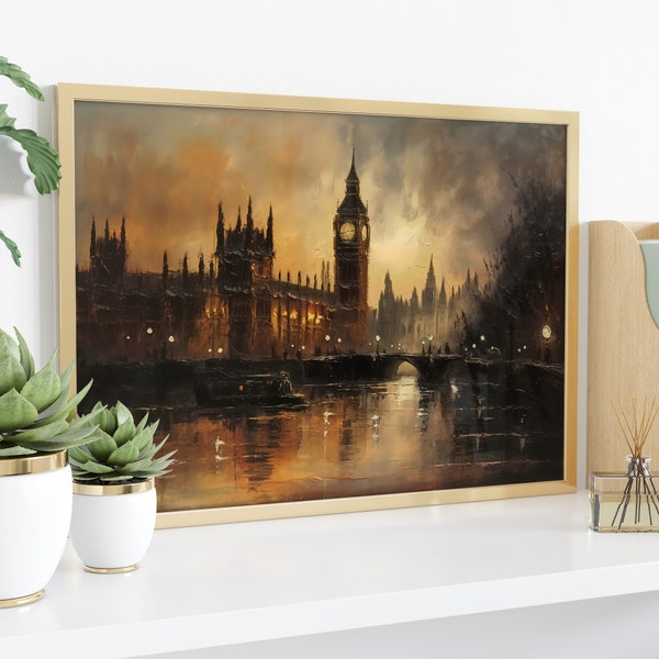 London Landscape Wall Art - Etsy