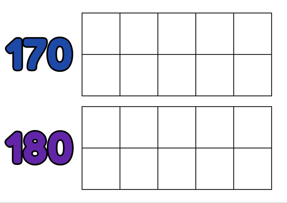 Days of School Tracker - Ten Frames - Etsy