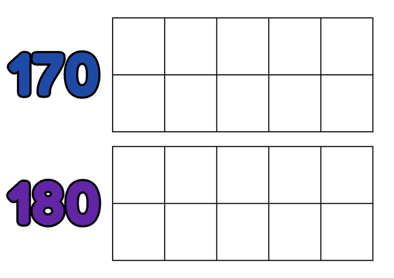 Days of School Tracker - Ten Frames - Etsy