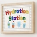 Rainbow Hydration Station Poster - Etsy