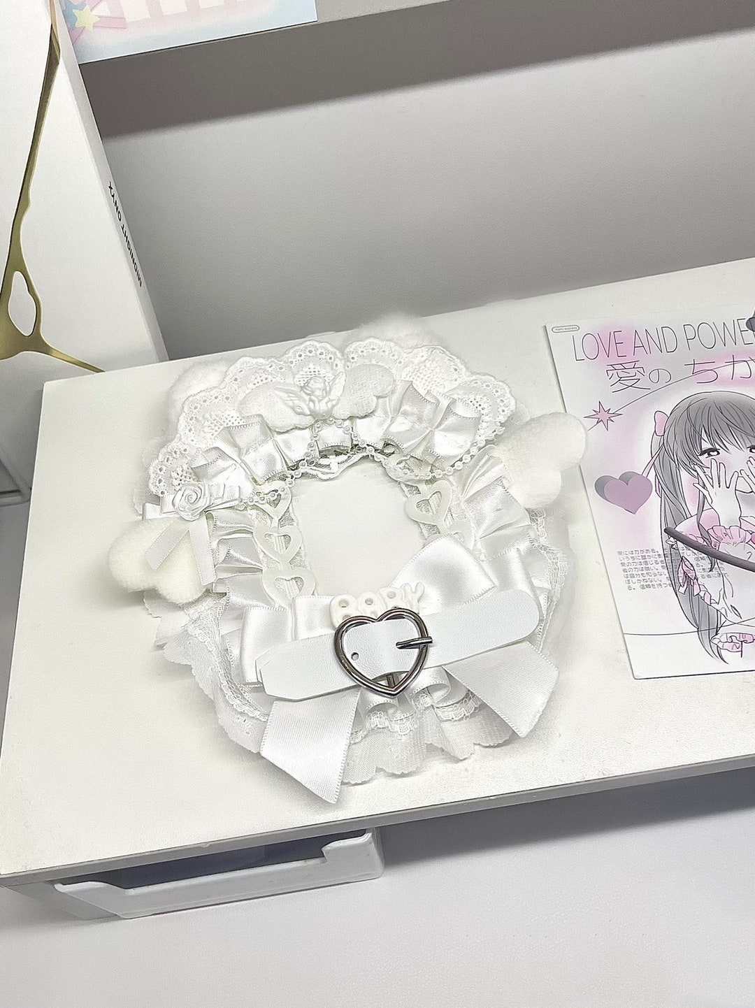 White Princel Kpop Toploader Handmade Decorative Photocard Holder PC ...