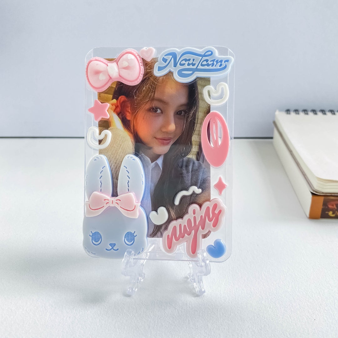 New Jeans Photocard Frame OMG Resin Toploader K-pop PC Protector Reday ...