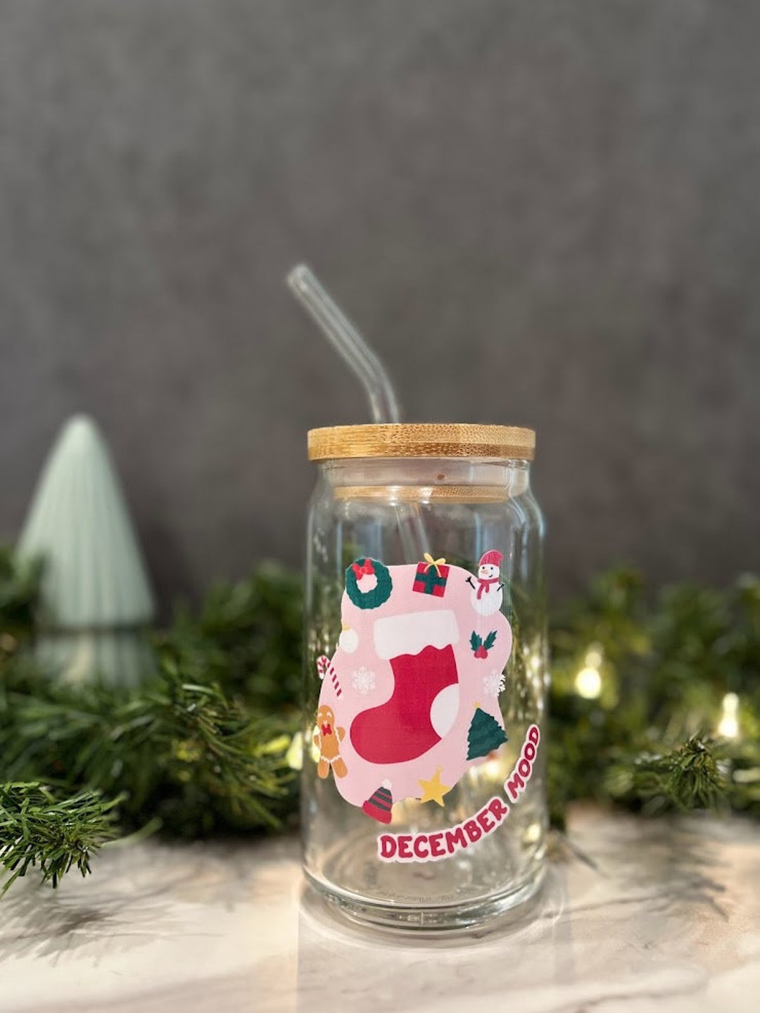 December Mood Cup Funny Holiday Cup Christmas Cup Cute - Etsy
