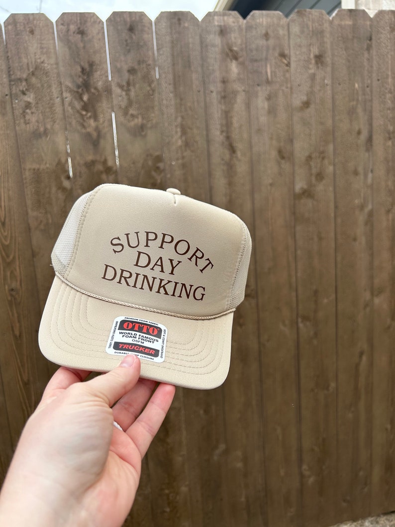 Support Day Drinking Hat - Etsy