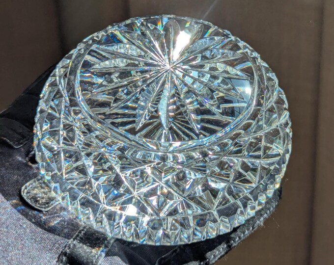 Heritage Irish Crystal Paperweight Genuine Mouthblown Hand-cut Art ...