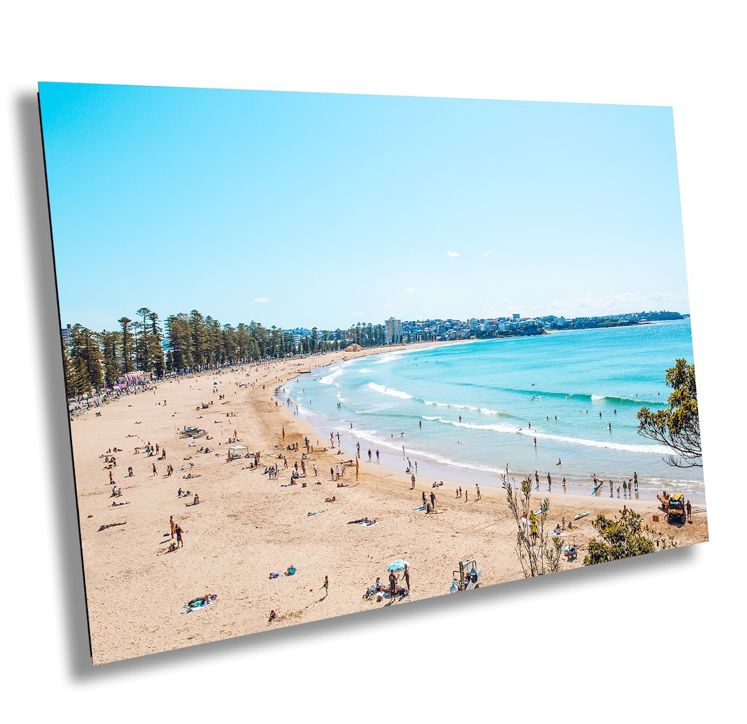 Manly Beach Print, Manly Beach Poster, Wall Art Photography on Large ...
