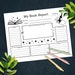Printable Book Report, INSTANT DOWNLOAD, Printable Activity, Book ...