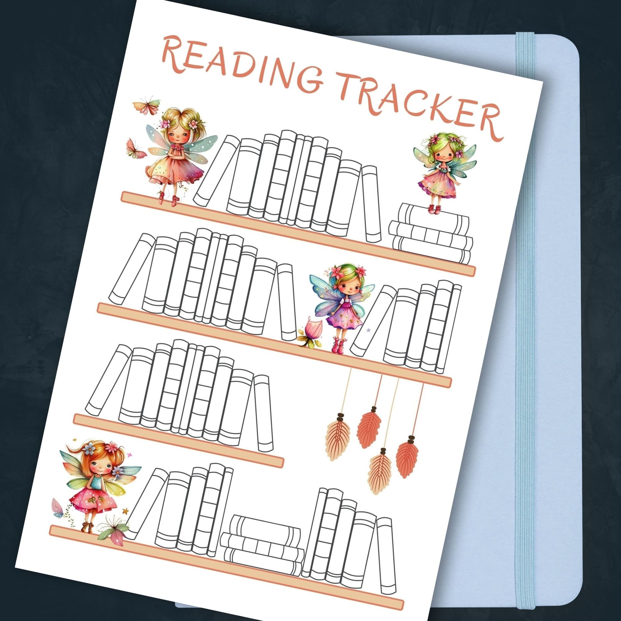 Fairy Reading Tracker Printable Kids, DOWNLOAD, Summer Reading Chart ...