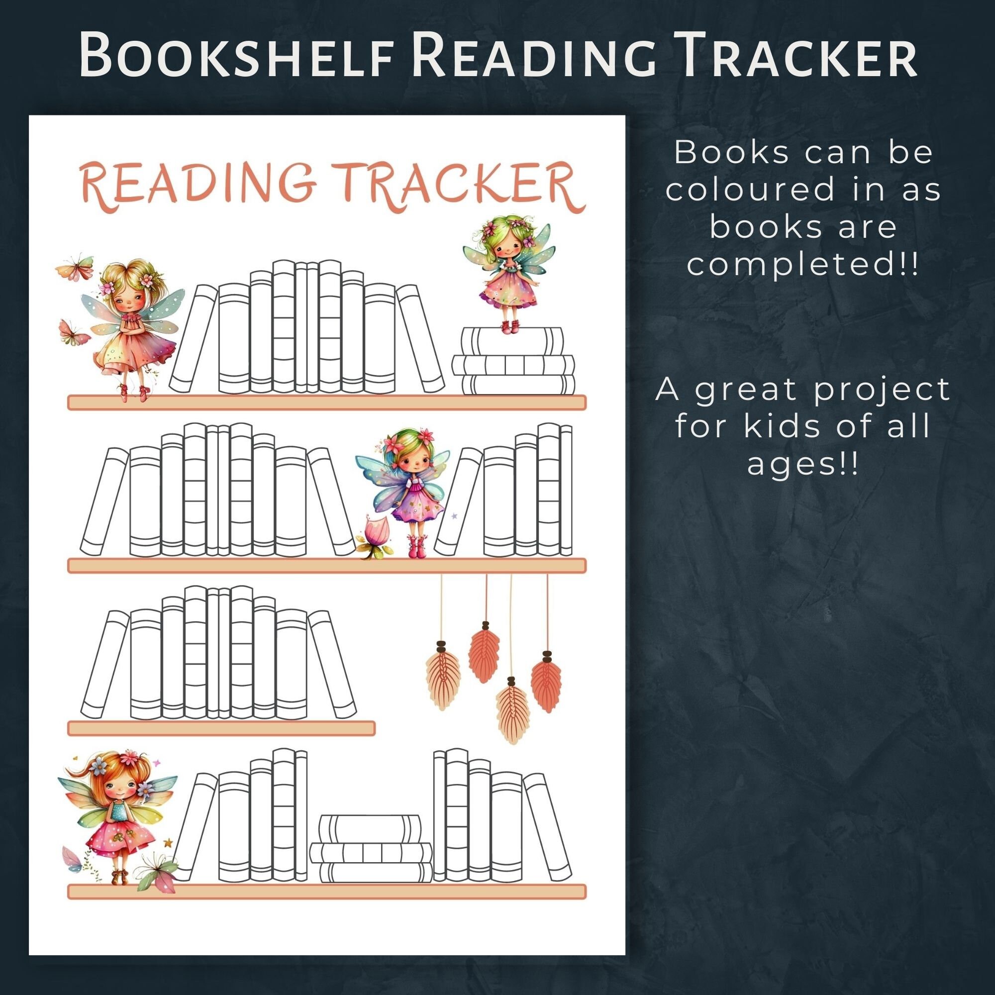 Fairy Reading Tracker Printable Kids, DOWNLOAD, Summer Reading Chart ...