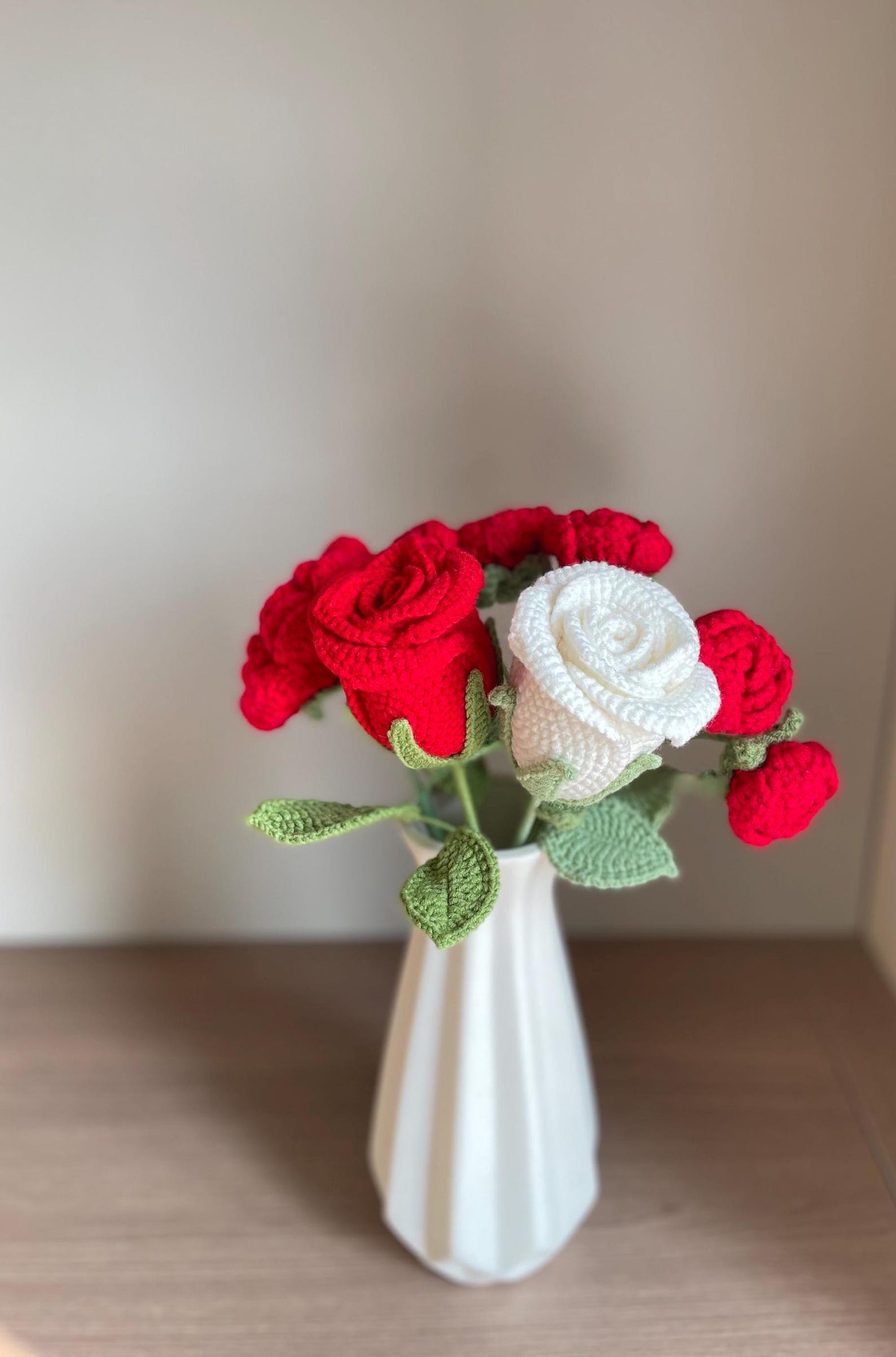 Crochet Flower Bouquet, Crochet Flowers|crochet Rose Bouquet|birthday ...