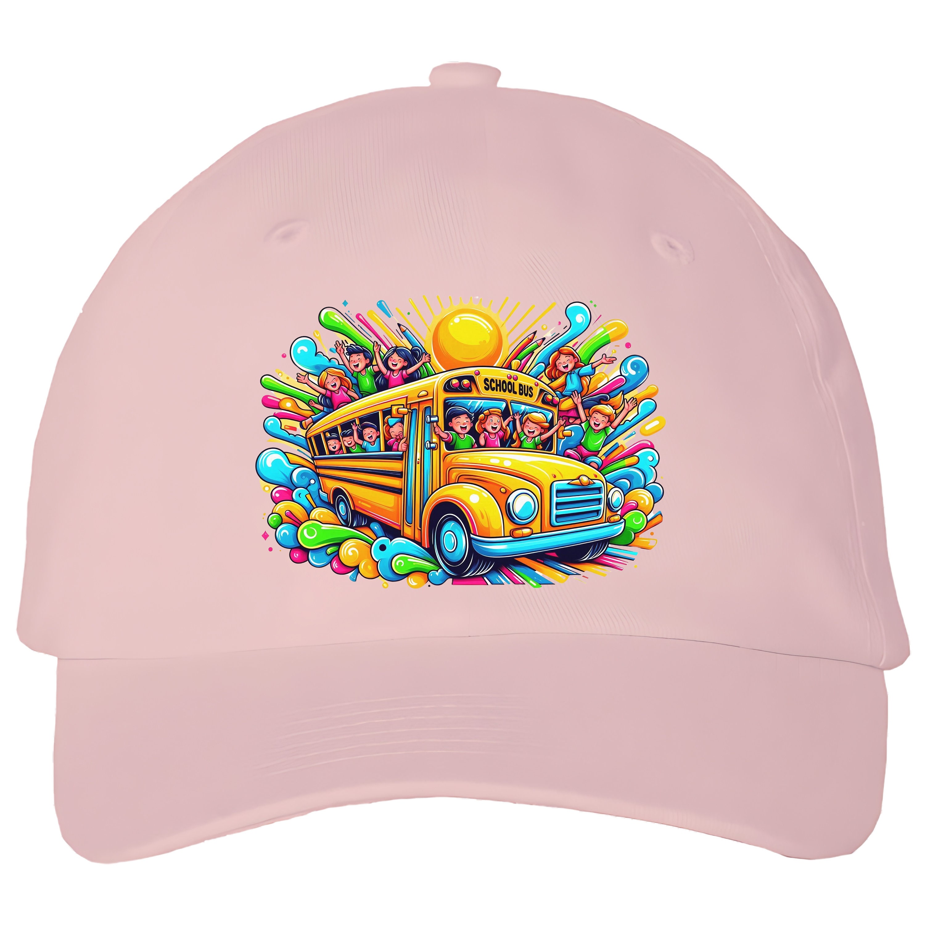 School Bus Classic Hat, Back to School Hats for Juniors, Perfect Gift ...