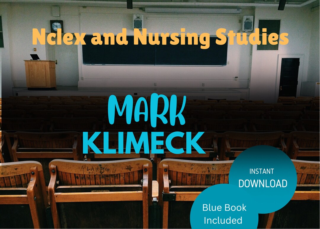 Mark Klimek NCLEX BLUE BOOK Studying Download - Etsy