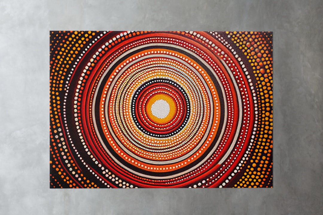 Aboriginal Art, Australian Style Art Print, Digital Download ...