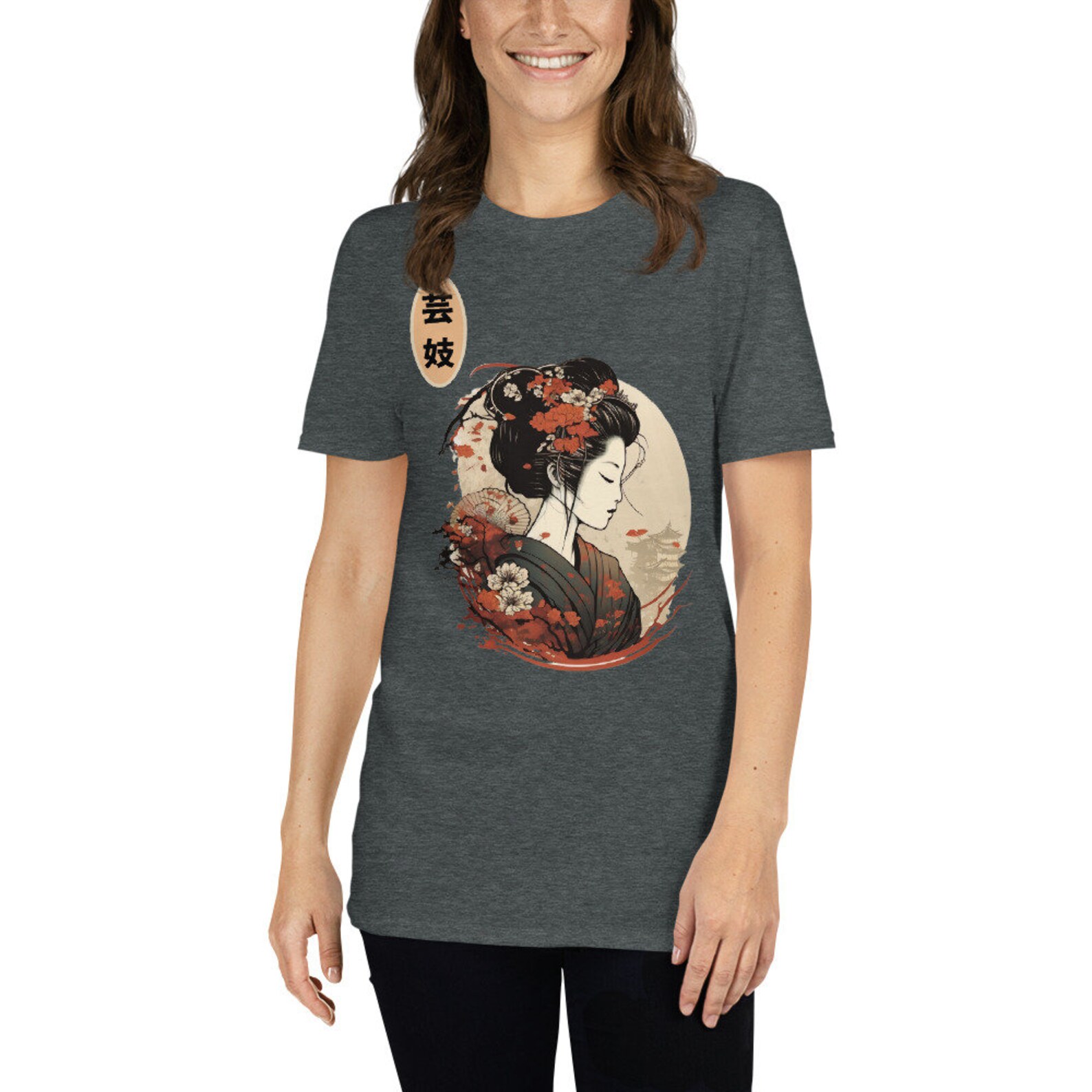 Edo Geisha Tee | Geisha Blossom Tee | Geisha Dreams Tee | Japanese ...