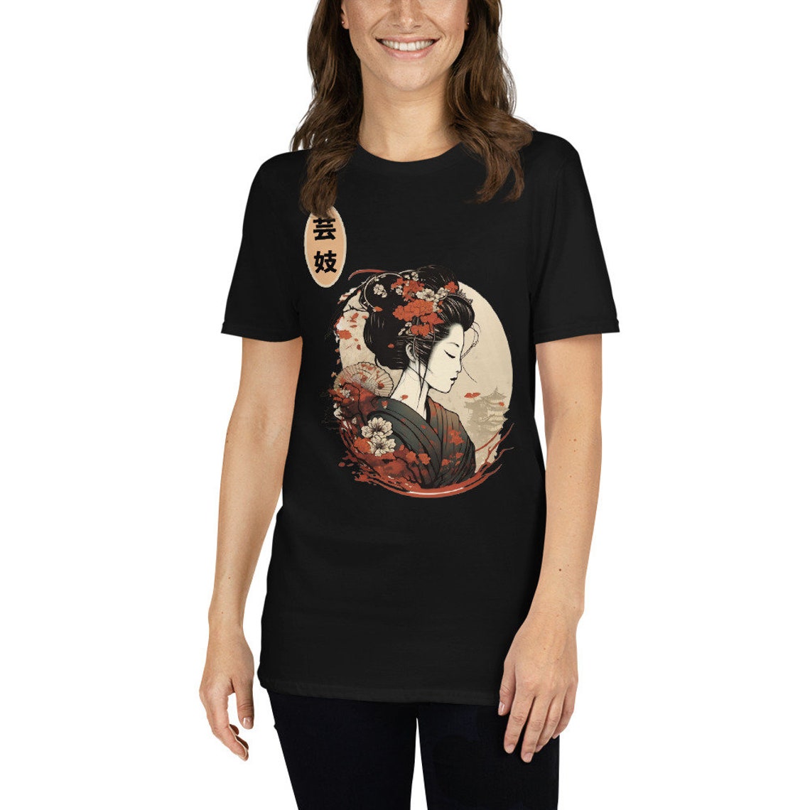 Edo Geisha Tee | Geisha Blossom Tee | Geisha Dreams Tee | Japanese ...