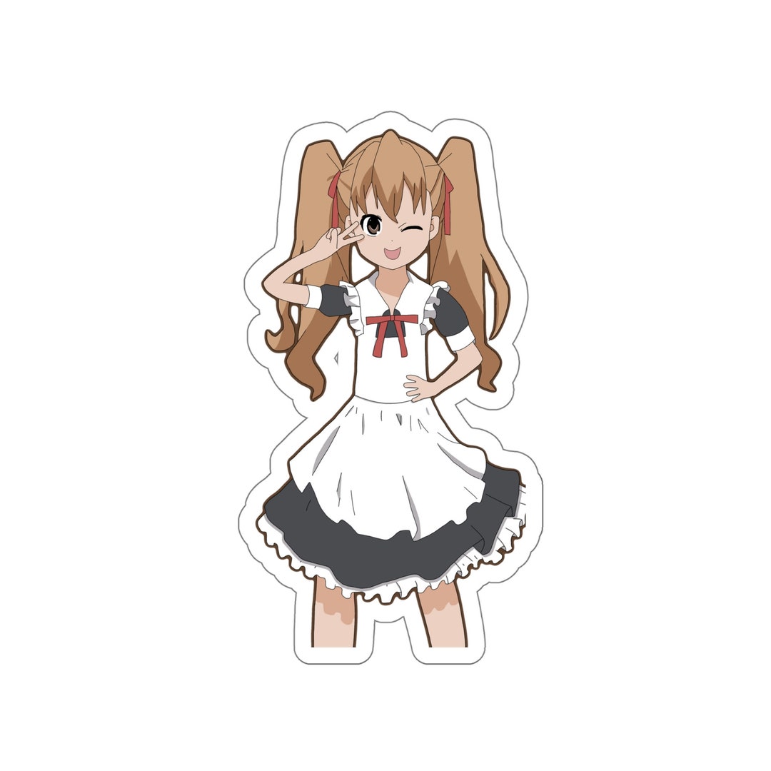 Taiga Aisaka Toradora Maid Twintails Anime Stickers - Etsy