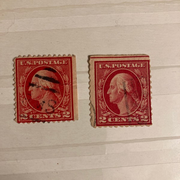 George Washington 2 Cent Stamp - Etsy