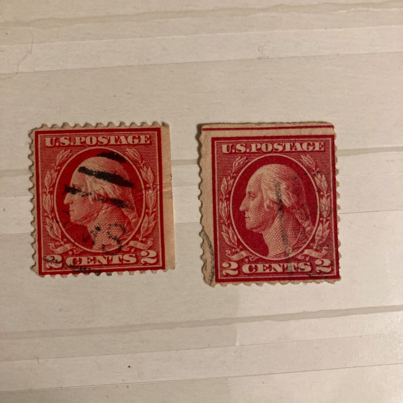 George Washington 2 Cent Stamp - Etsy