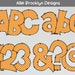 4 Sets Bright Rainbow Hearts Alphabet Letters PNG Bundle, Summer ...