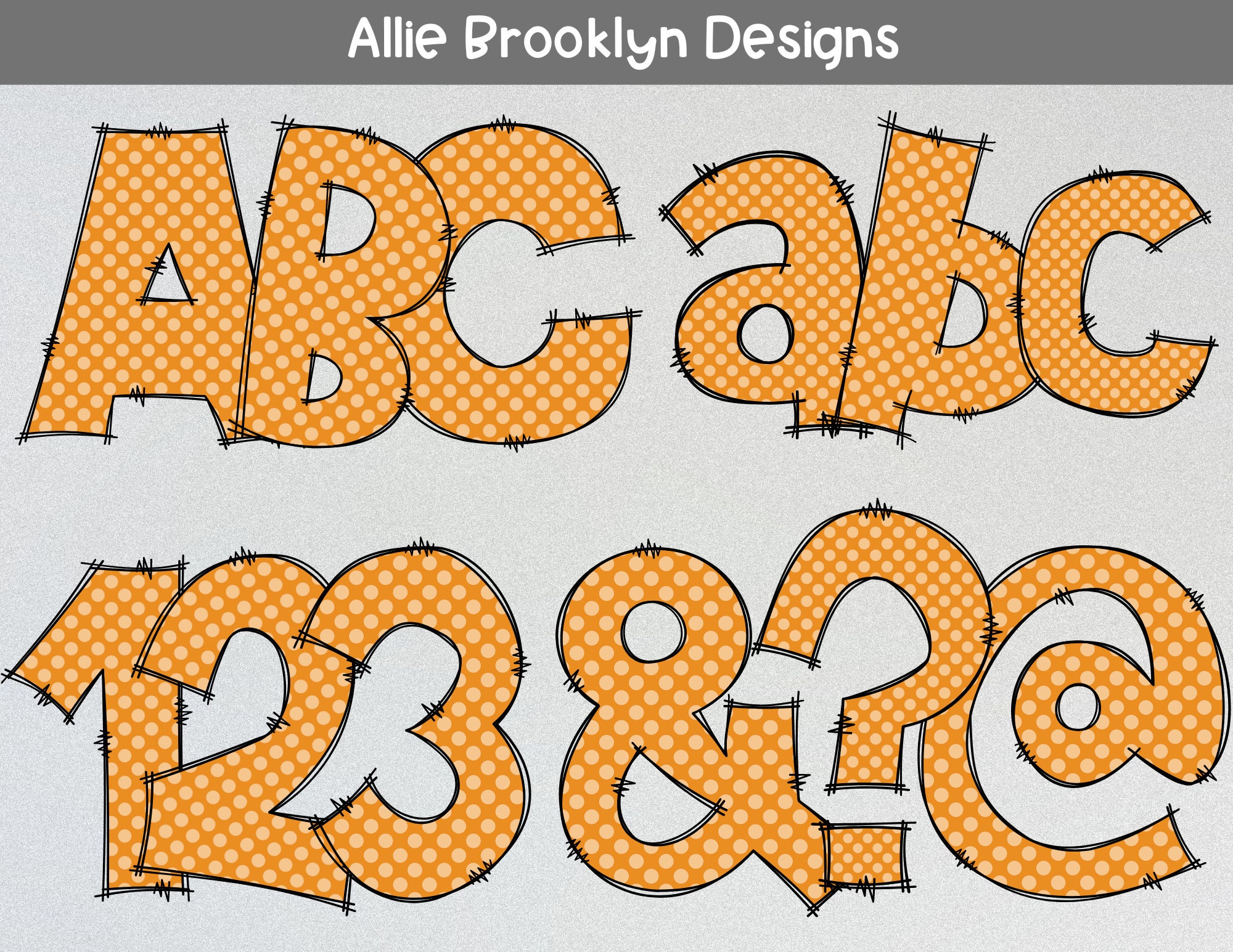 4 Sets Bright Rainbow Hearts Alphabet Letters PNG Bundle, Summer ...