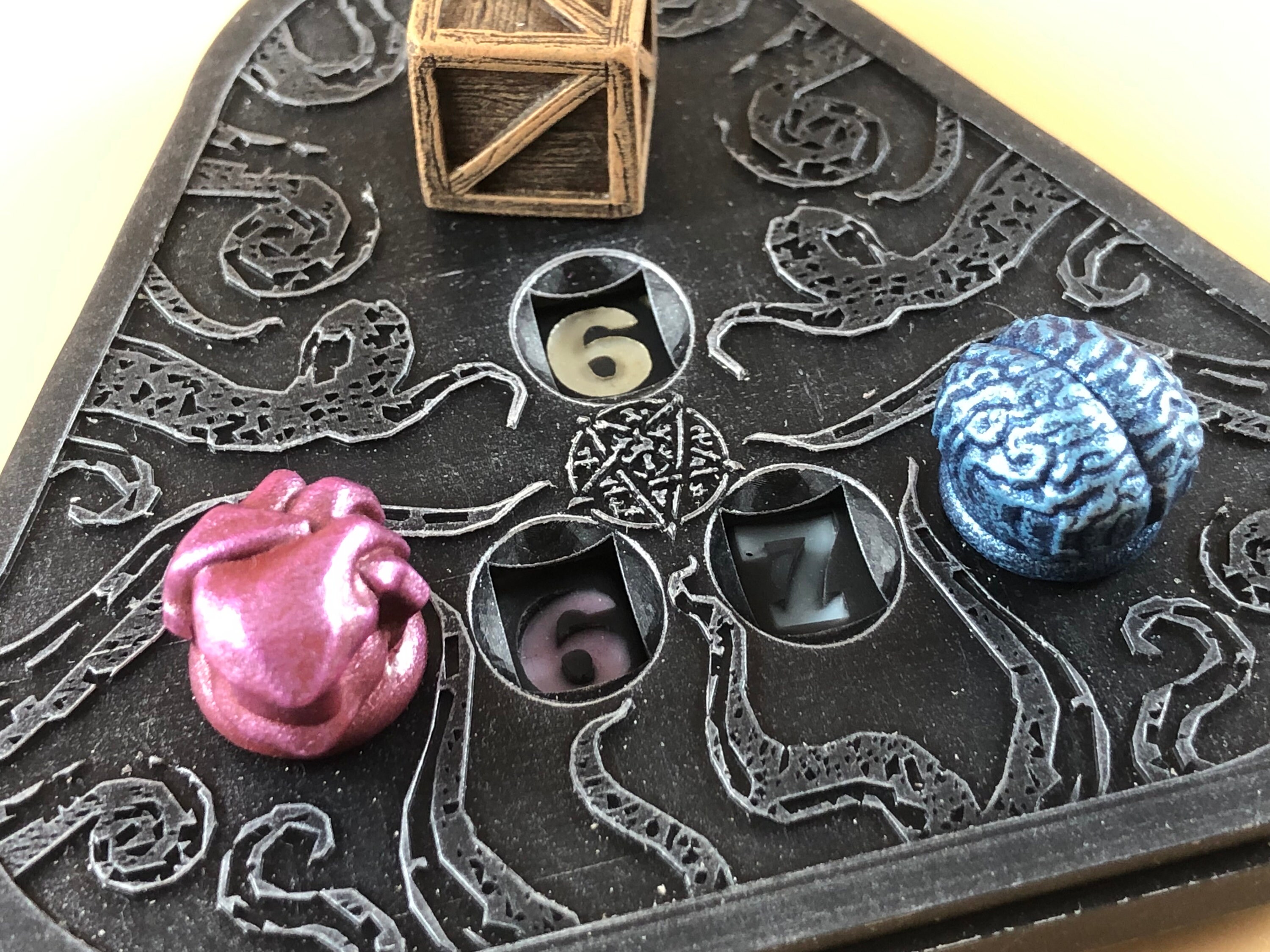 2 LIFE MIND RESOURCE Counter, Eldritch, Arkham Horror Lcg, Mansion of ...