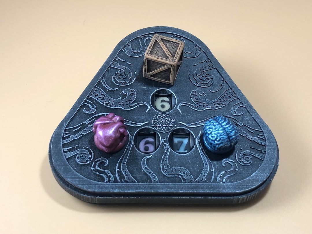 2 LIFE MIND RESOURCE Counter, Eldritch, Arkham Horror Lcg, Mansion of ...